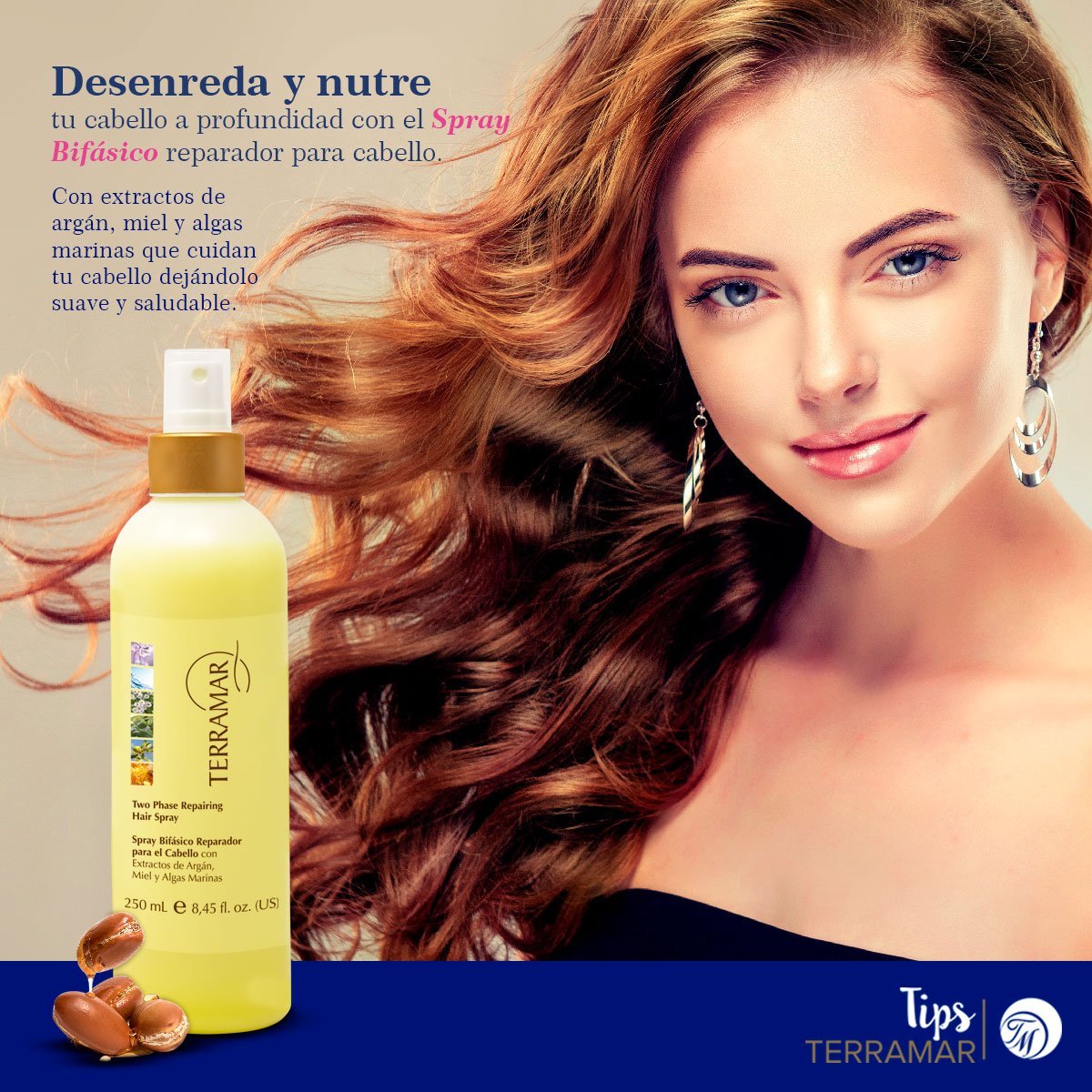 Spray Bifásico para el Cabello - Terramar
